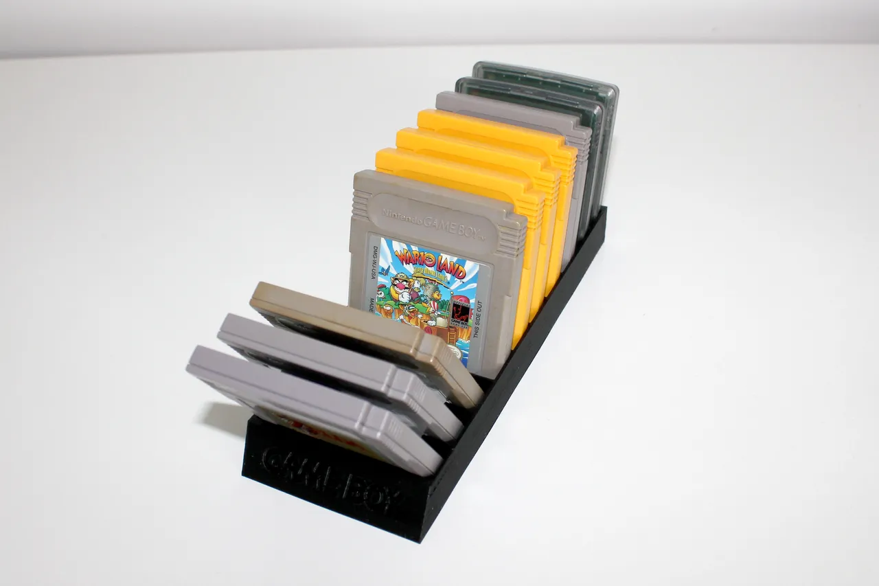 Gameboy cartridge holder with flip option by PawelN | Download free STL ...