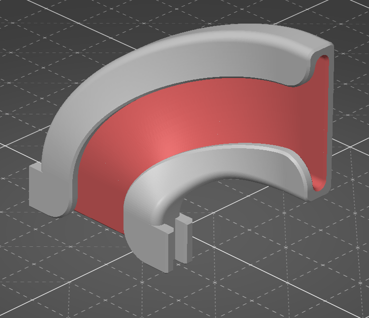 Sprite Extruder Curved Front Cable Guide by Fred Maranhao | Download free STL model | Printables.com