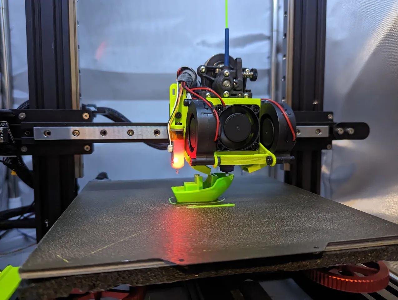 Ender 3 Custom Cooler: Black Knight - Revo CR - Sherpa Mini - BL Touch - 5015 2x by greath ...