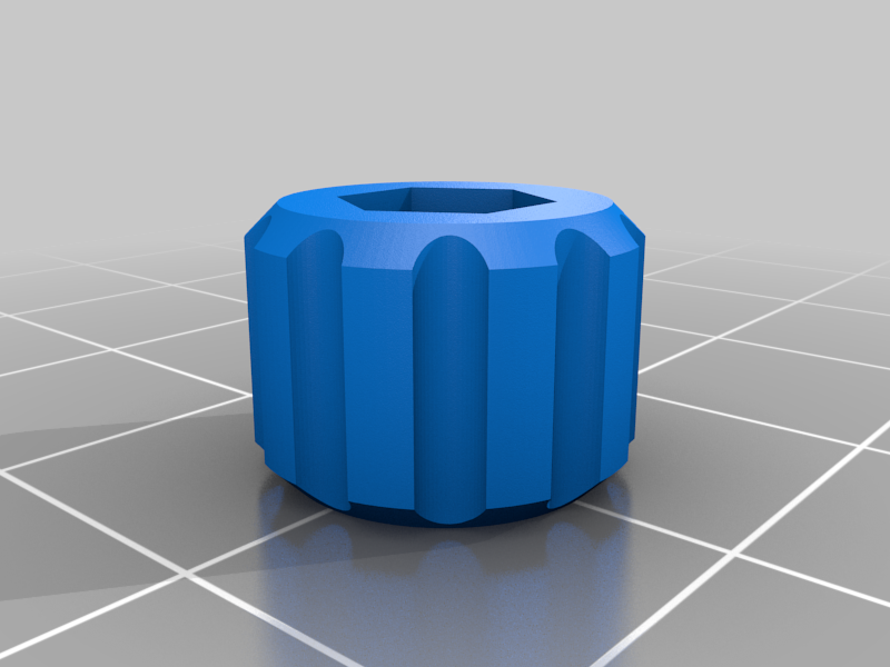 Knob for socket cap-head screws in M3, M4 and M5 by David_J | Download ...