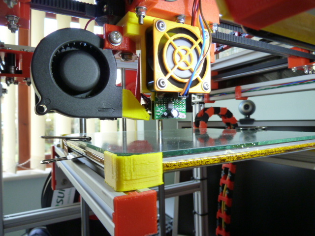 Fan duct and Mini Differential IR sensor mount for E3Dv6 hot end with ...