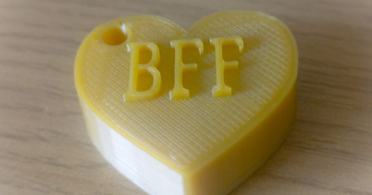 BFF Heart by finley | Download free STL model | Printables.com
