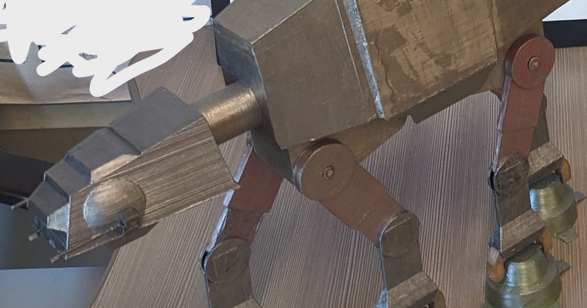 AT-AT - 1:140 Scale Model by BeeN | Download free STL model ...