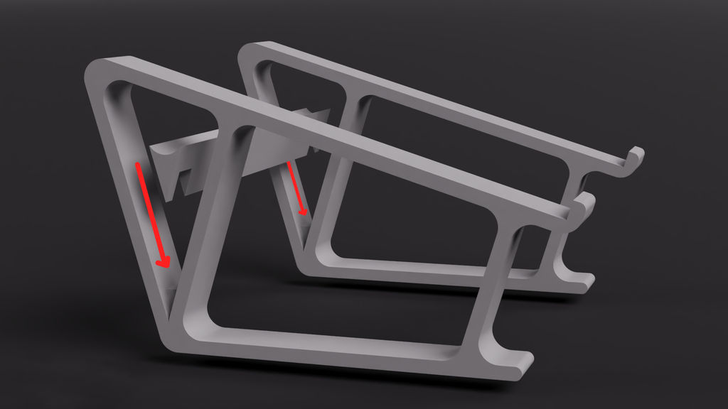 Big Laptop Stand by HerrBatman | Download free STL model | Printables.com