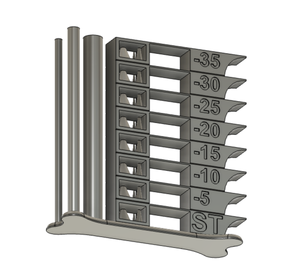 Temp & Stringing tower for 0.3 layer by SYNCPRINTING | Download free ... Temp & Stringing tower for 0.3 layer by SYNCPRINTING | Download free ...