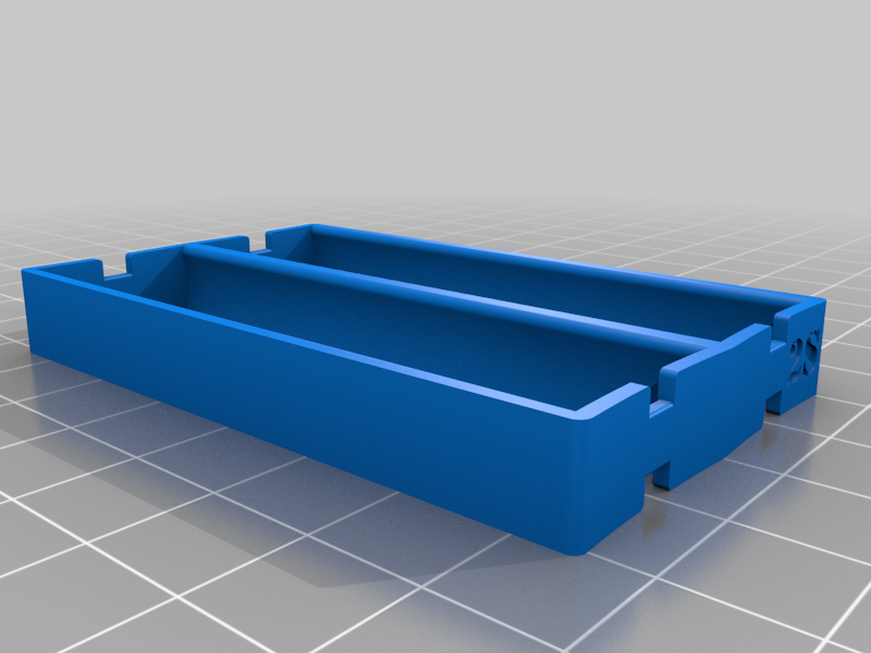 Simple 18650 battery holder - 1S 2S 3S by dantech | Download free STL ...