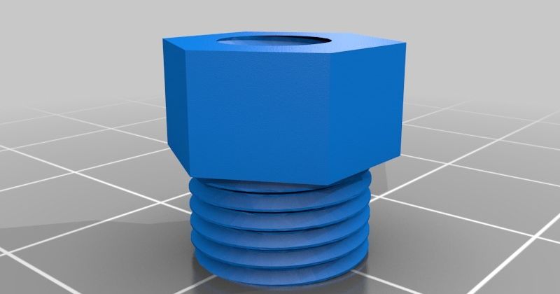 PC4-M6 (female) to PC4-M10 (male) Adapter by kokinda.cody | Download ...