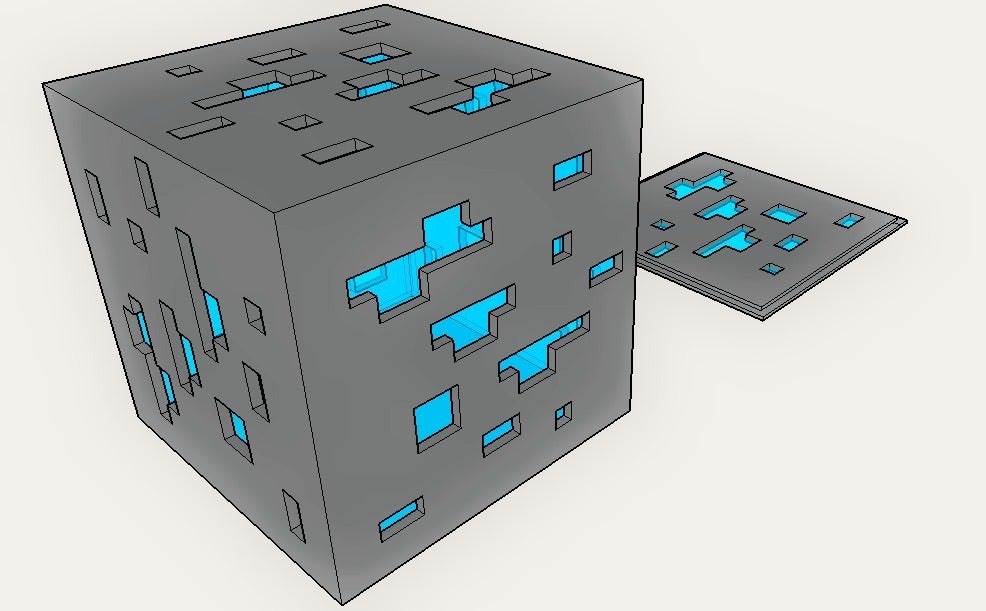 Minecraft diamond ore lamp by c13m3n7 | Download free STL model ...