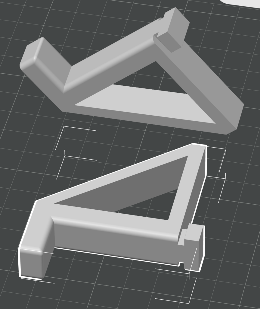 Network Server Cabinet hooks by wittycoder | Download free STL model ...
