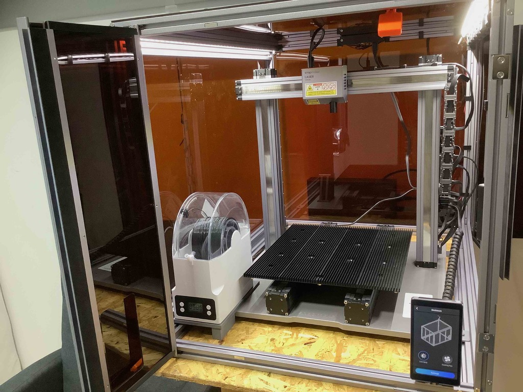 Snapmaker A350 enclosure filament box plate by Henrik H | Download free ...