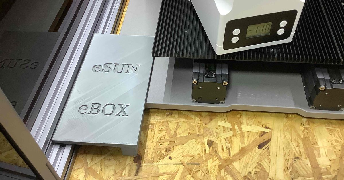 Snapmaker A350 enclosure filament box plate by Henrik H | Download free ...