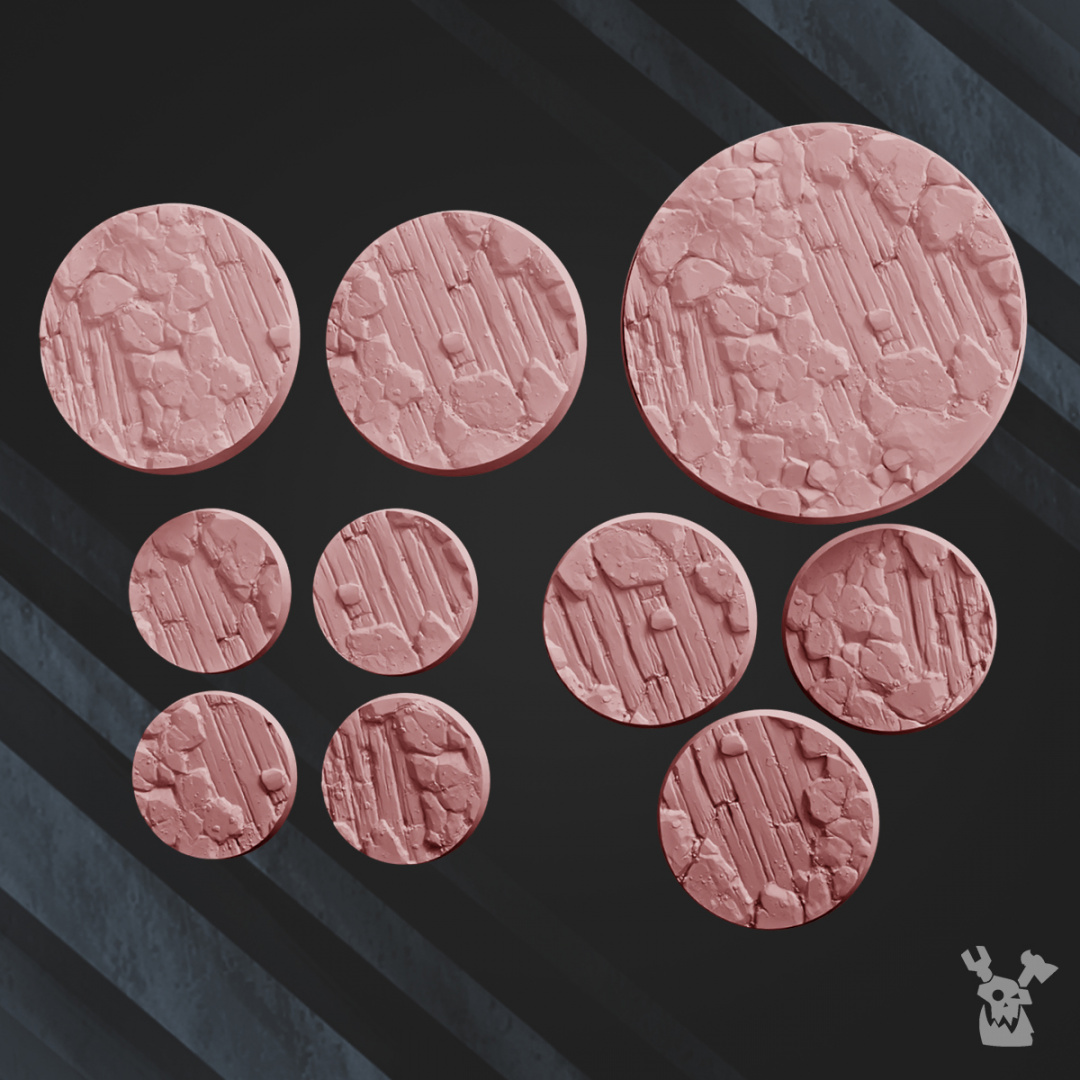 Decorative Bases Ruins Set by DakkaDakka Store | Download free STL ...