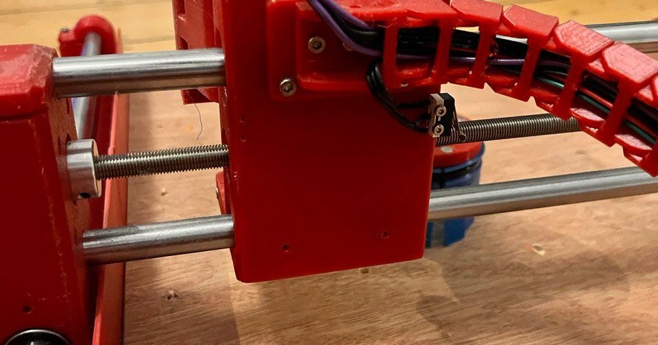 DIY Dremel CNC X Carriage Cable Chain Adapter by Scott Gibb | Download ...