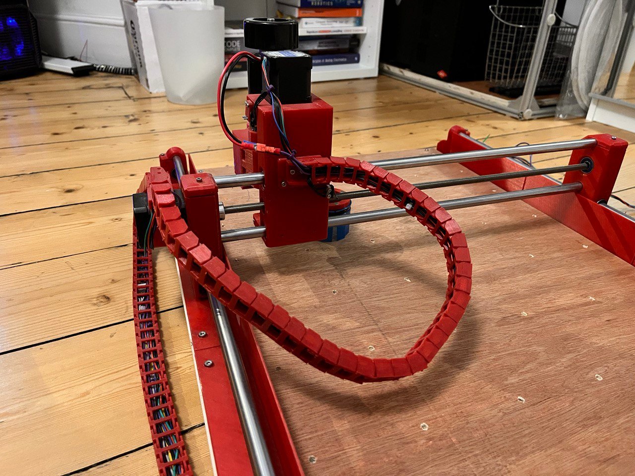 DIY Dremel CNC X Carriage Cable Chain Adapter by Scott Gibb | Download ...