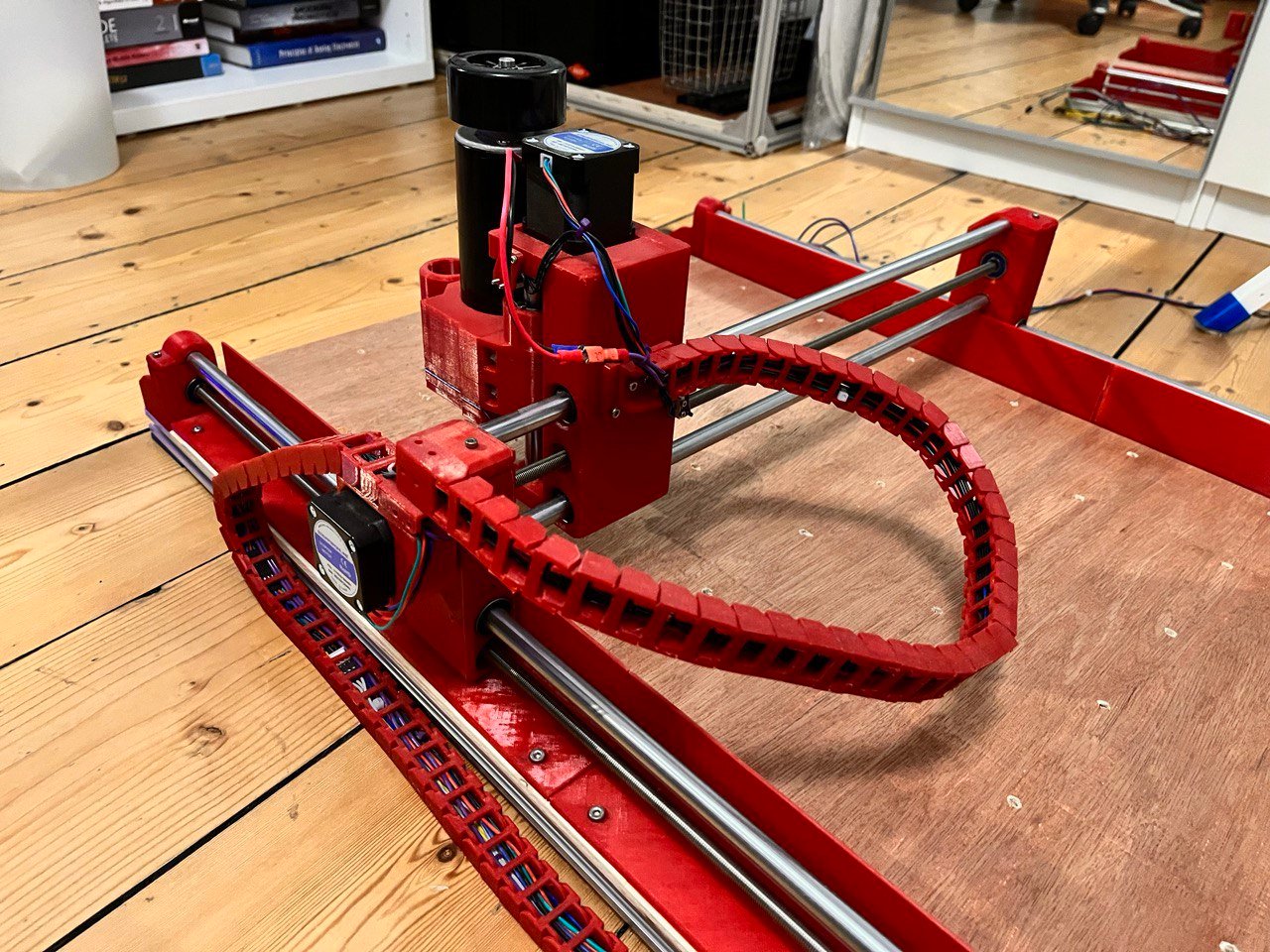 DIY Dremel CNC X Carriage Cable Chain Adapter by Scott Gibb | Download ...