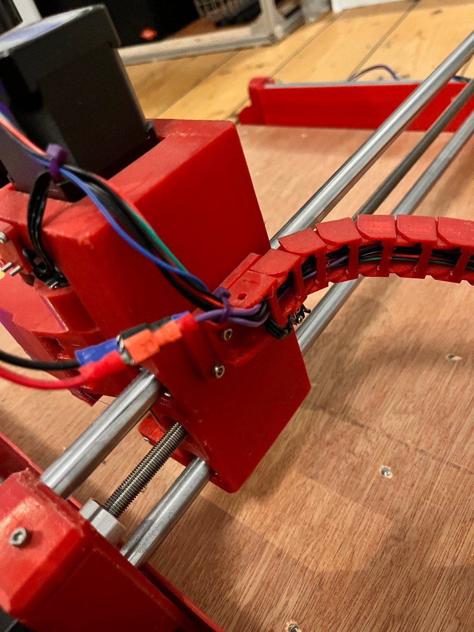DIY Dremel CNC X Carriage Cable Chain Adapter by Scott Gibb | Download ...
