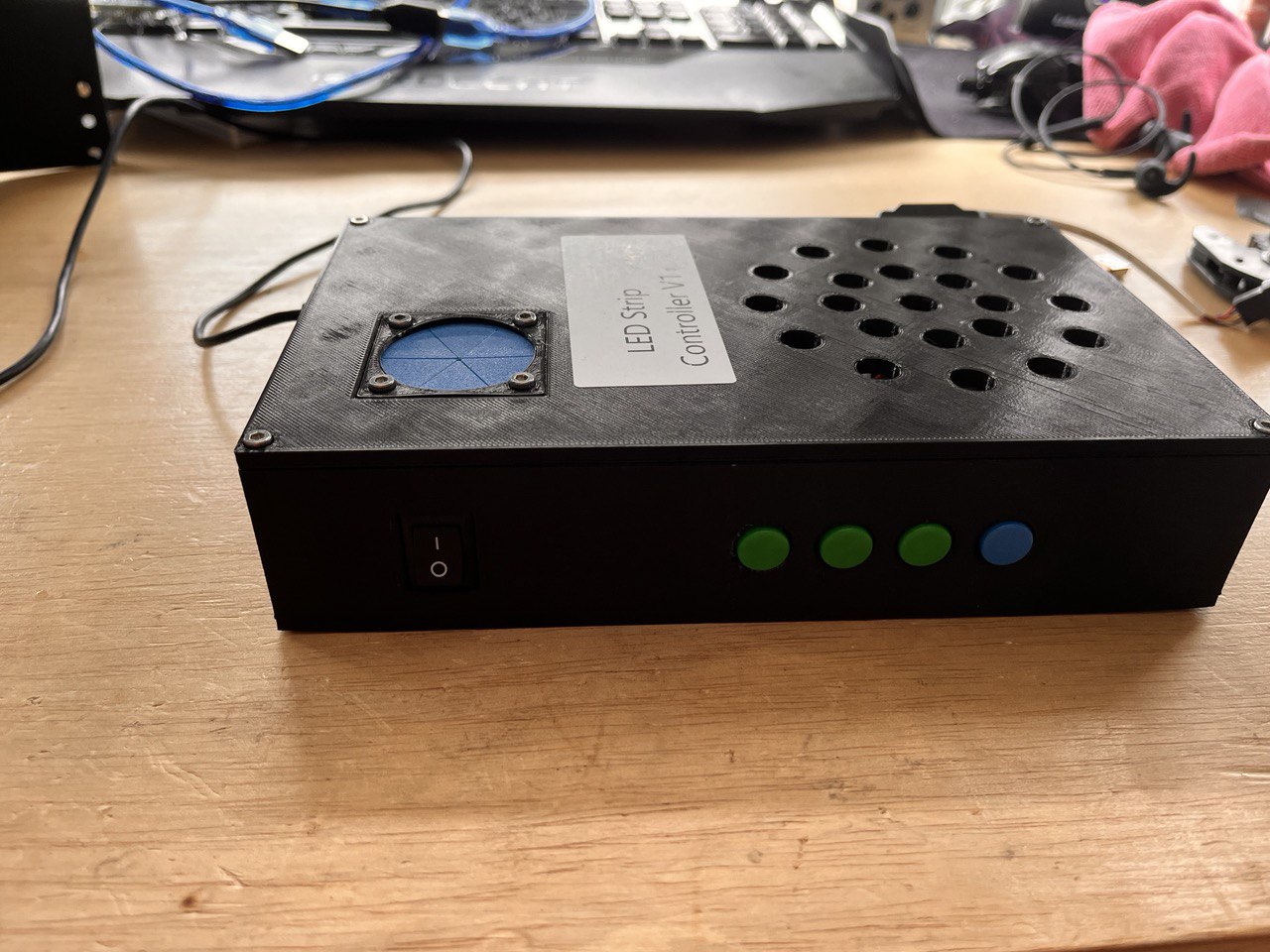 Server Rack LED Strip Controller Veroboard Case by Scott Gibb ...