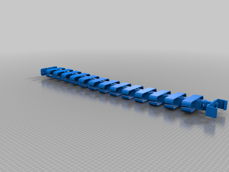 3D Printed Cable Management Spine by Scott Gibb | Download free STL ...