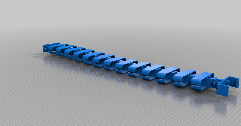 3D Printed Cable Management Spine by Scott Gibb | Download free STL ...