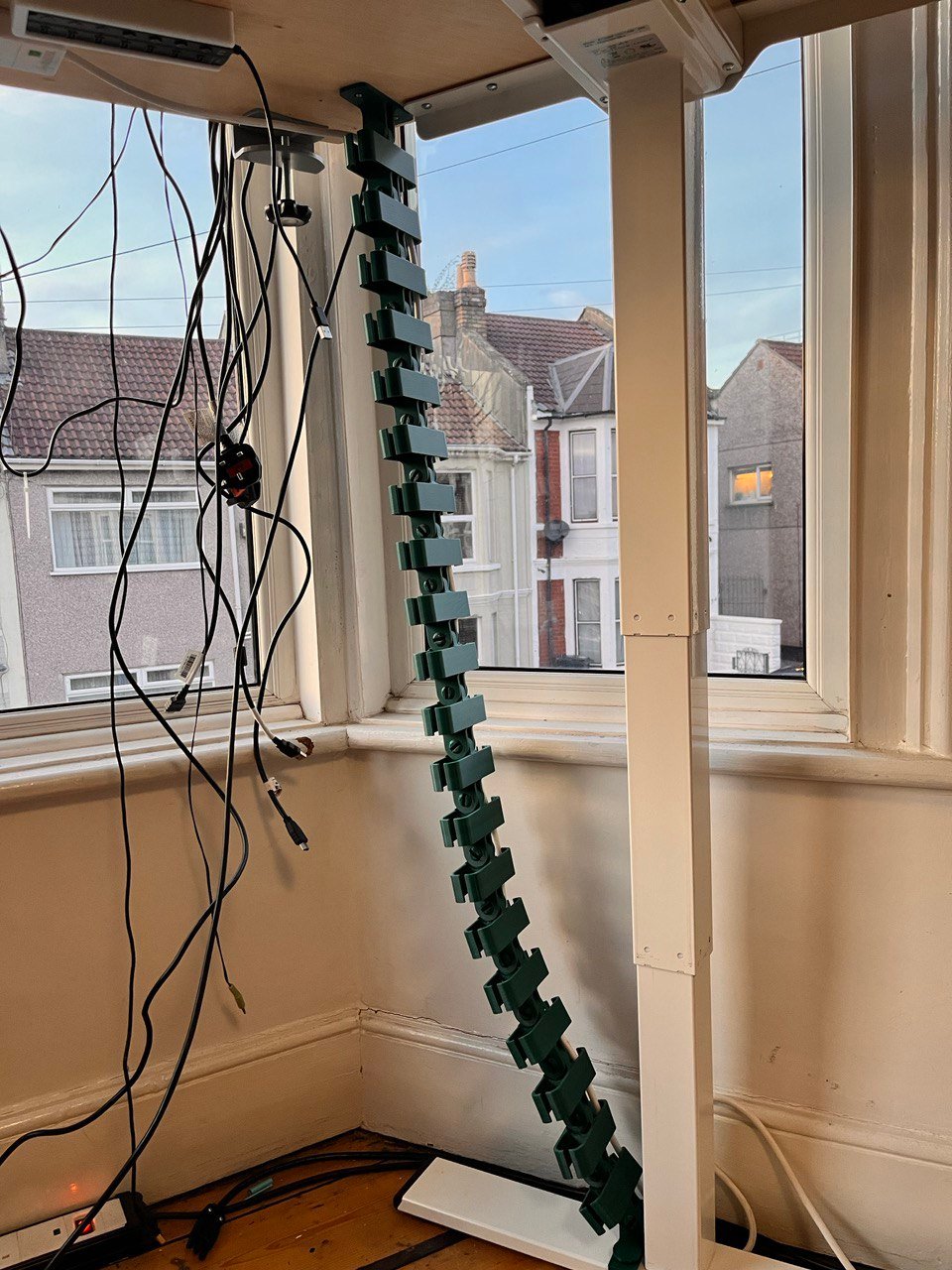 3D Printed Cable Management Spine by Scott Gibb | Download free STL ...