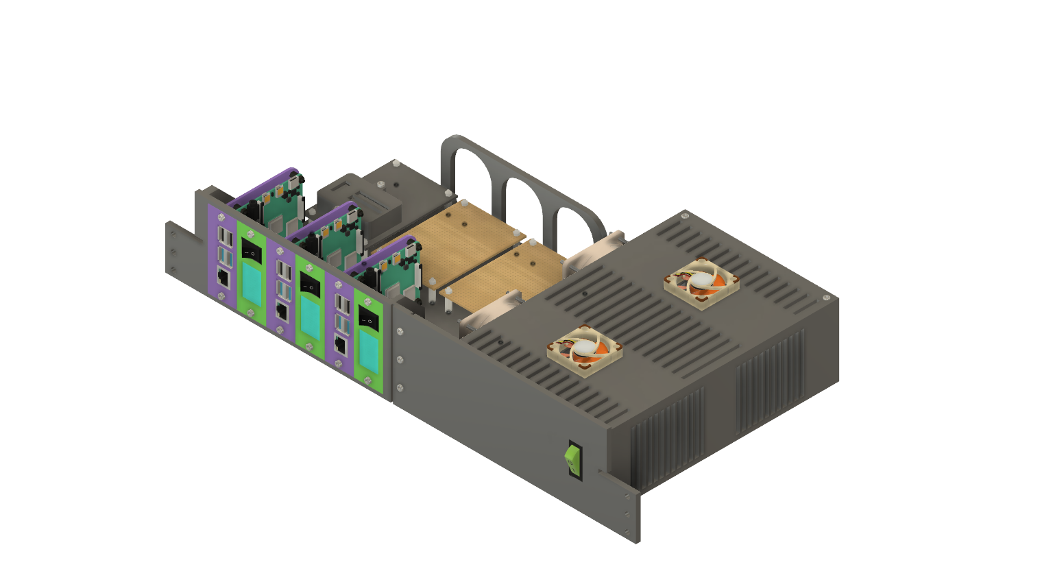 2U Power Management and Raspberry Pi Server Panel by Scott Gibb ...