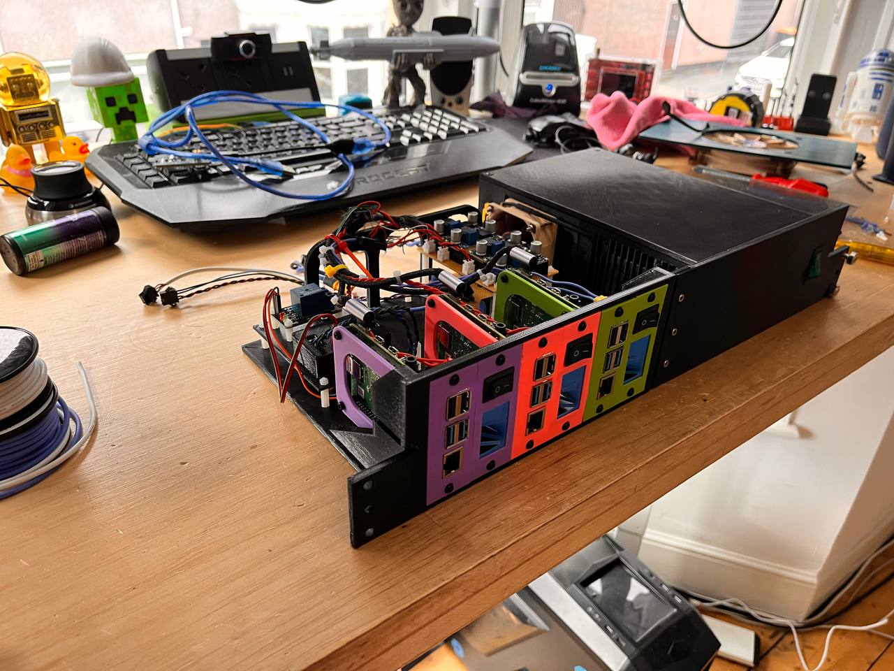 2U Power Management and Raspberry Pi Server Panel by Scott Gibb ...