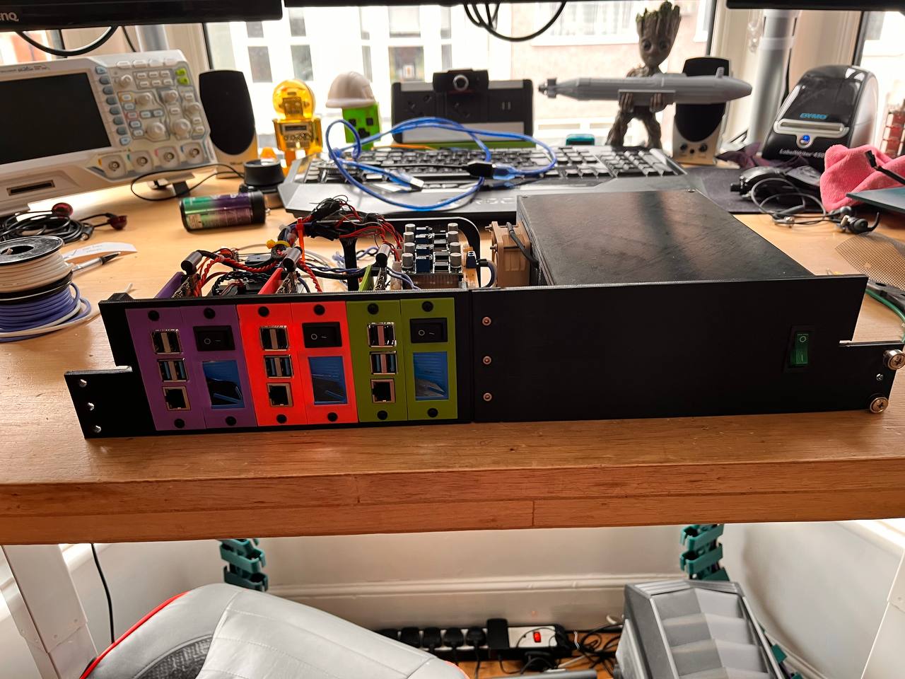 2U Power Management and Raspberry Pi Server Panel by Scott Gibb ...