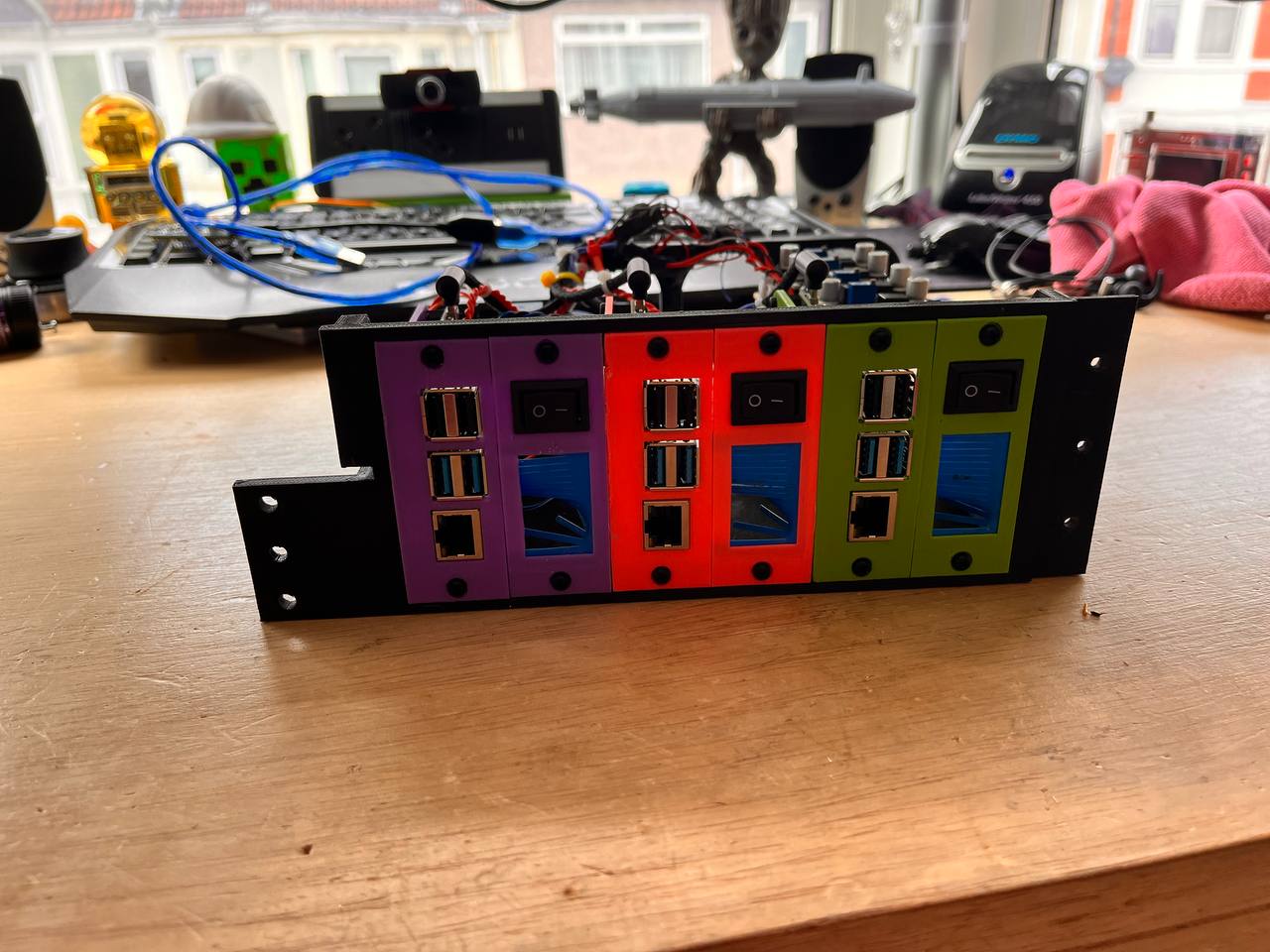 2U Power Management and Raspberry Pi Server Panel by Scott Gibb ...