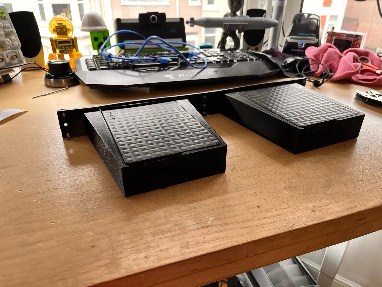 1U HDD Server Rack Panel by Scott Gibb | Download free STL model ...