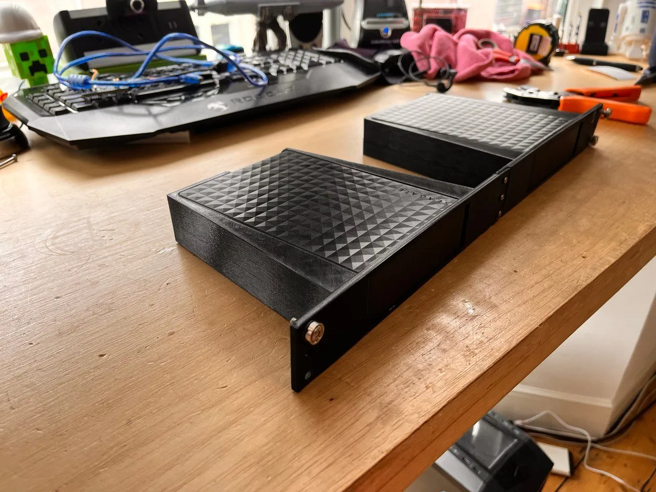 1U HDD Server Rack Panel by Scott Gibb | Download free STL model ...