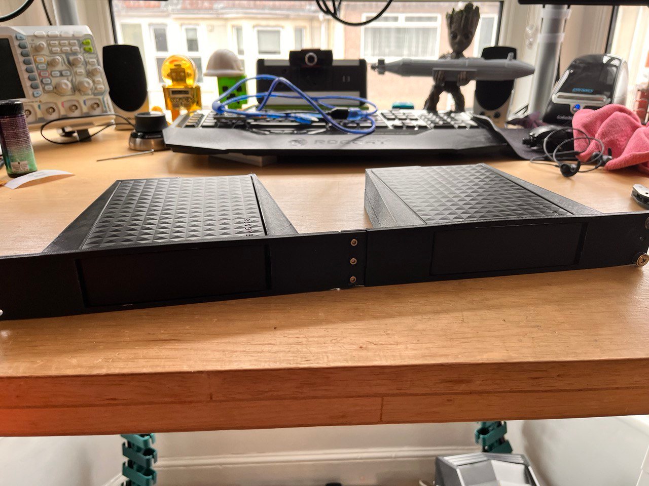 1U HDD Server Rack Panel by Scott Gibb | Download free STL model ...