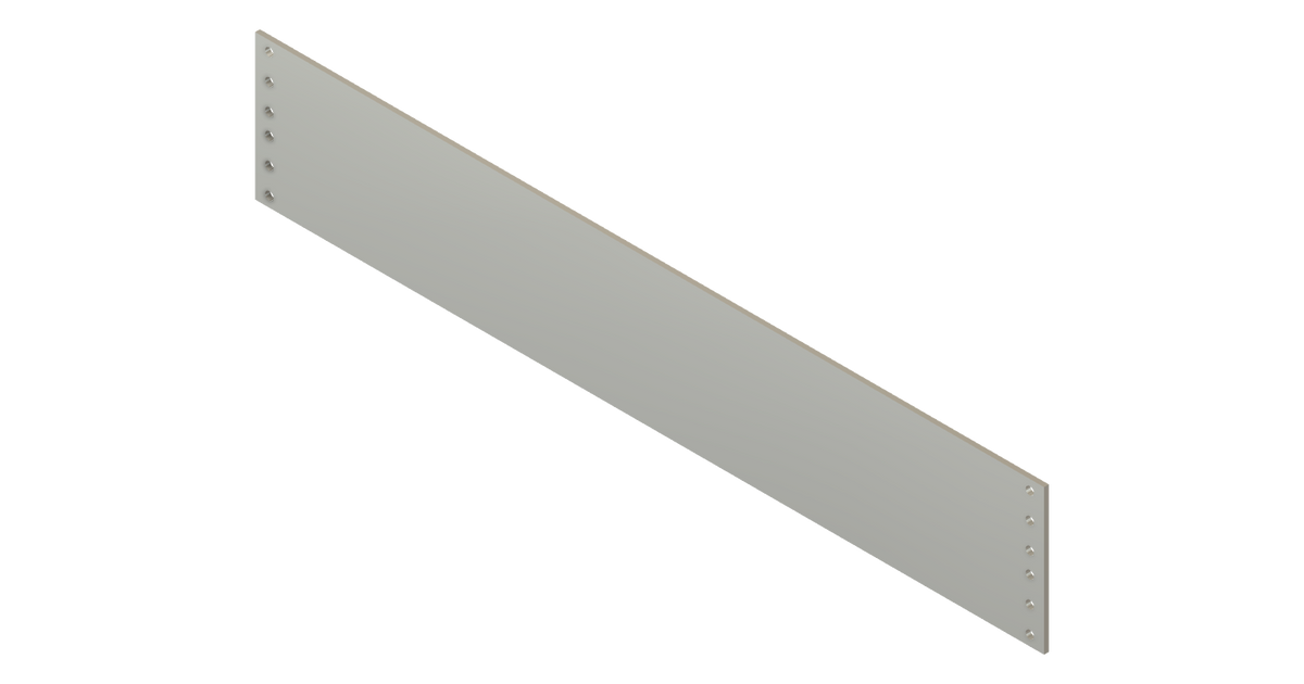 2U Blank Server Rack Panel by Scott Gibb | Download free STL model ...