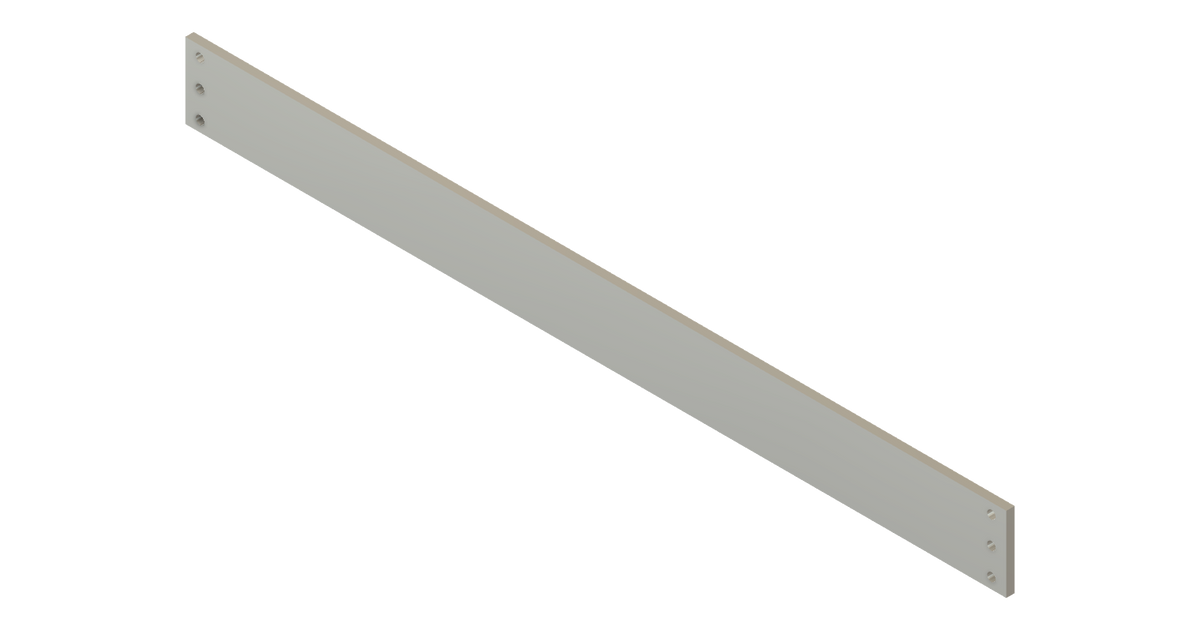 1U Blank Server Rack Panel by Scott Gibb | Download free STL model ...