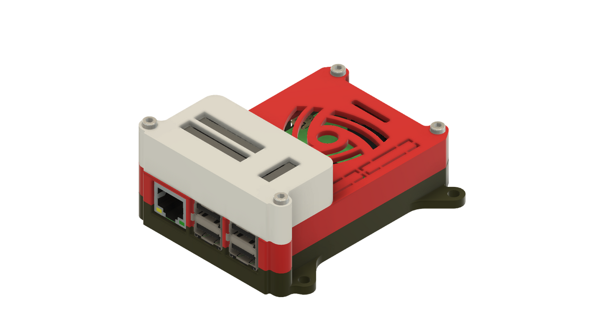 Raspberry Pi Power Splitter Case Add-on by Scott Gibb | Download free ...