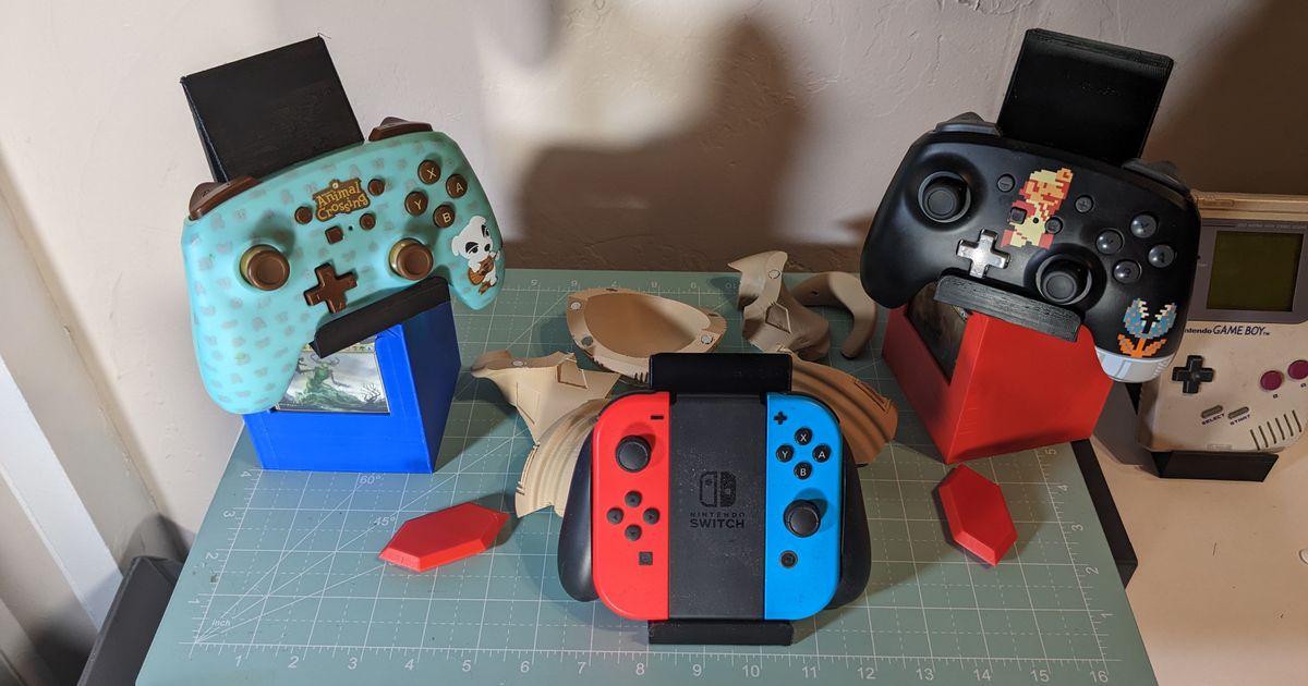 Nintendo Switch Controller Display Shelf by masterHman | Download free ...