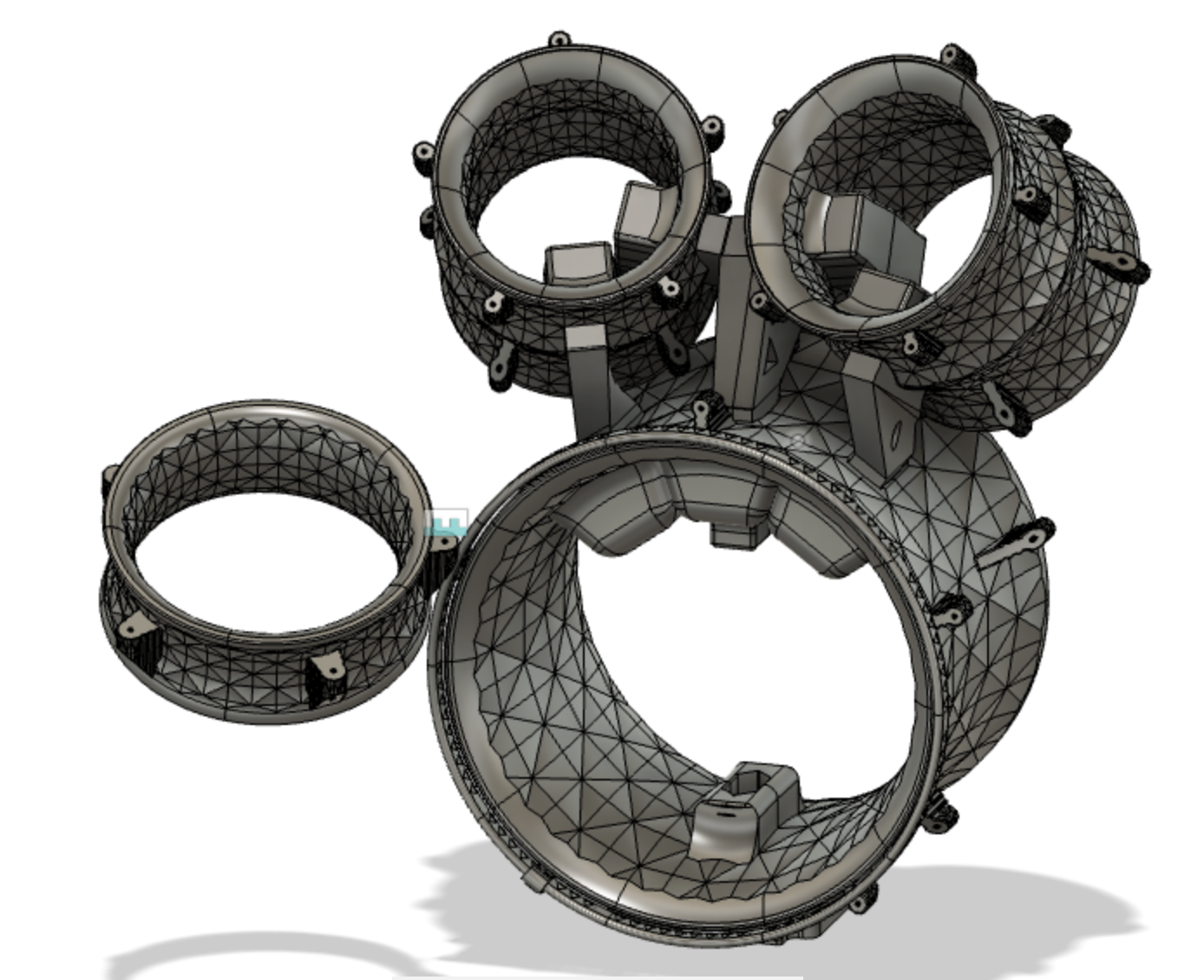 Full size Drum Kit by SYNCPRINTING | Download free STL model ...
