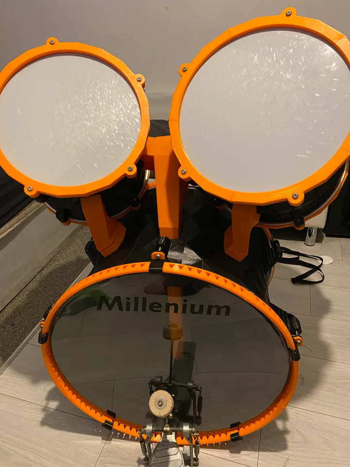 Full size Drum Kit by SYNCPRINTING | Download free STL model ...