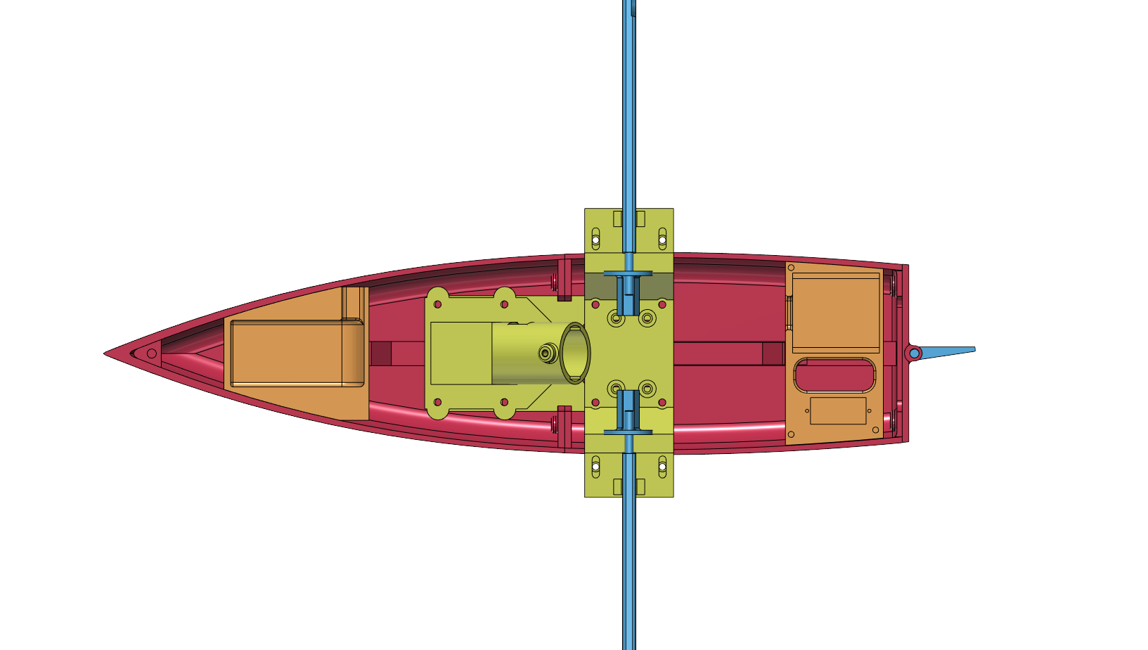 RC Rowboat by Steamboat Ed | Download free STL model | Printables.com