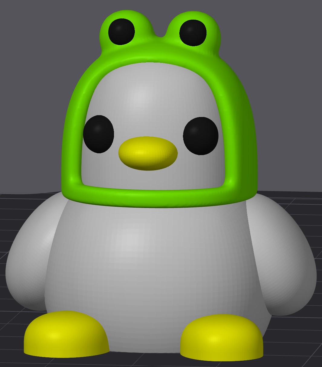 Cute Frog Duck Multi Color by SmileyPrinter | Download free STL model ...