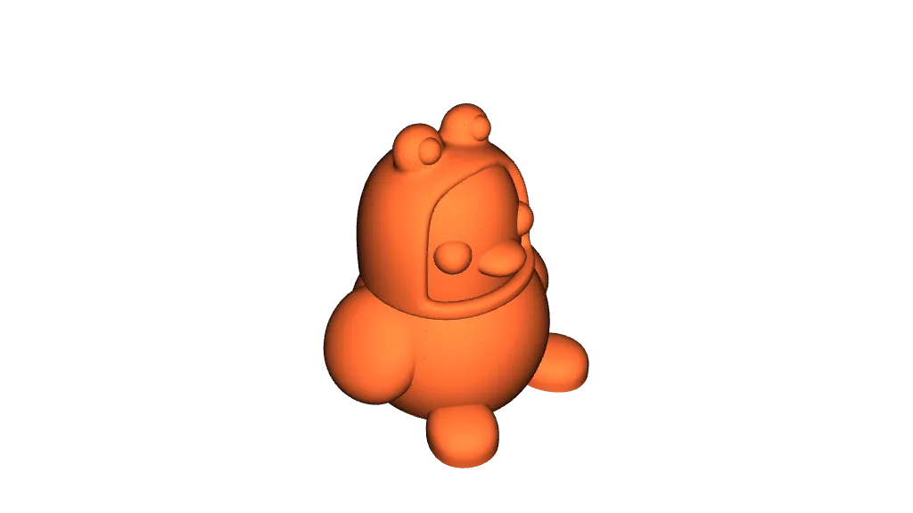 Cute Frog Duck Multi Color by SmileyPrinter | Download free STL model ...
