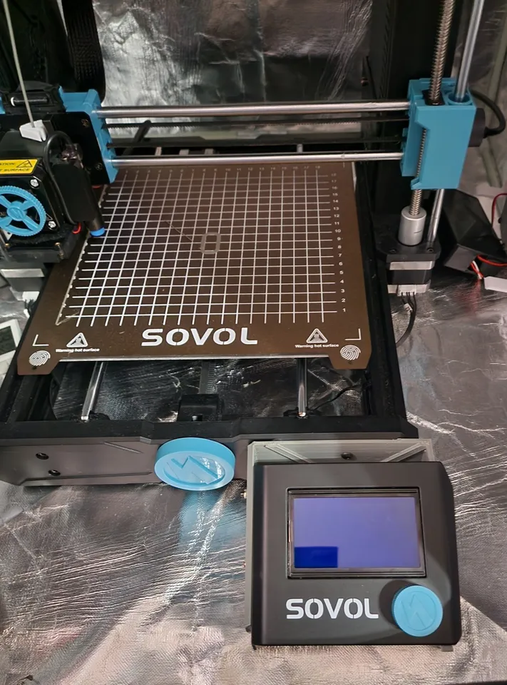 Front mount for SV06 LCD screen by forsaken_candy | Download free STL ...