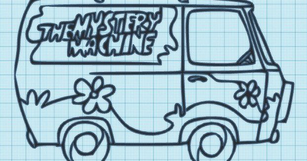 MYSTERY MACHINE - WALL ART by Ogama Industries | Download free STL ...