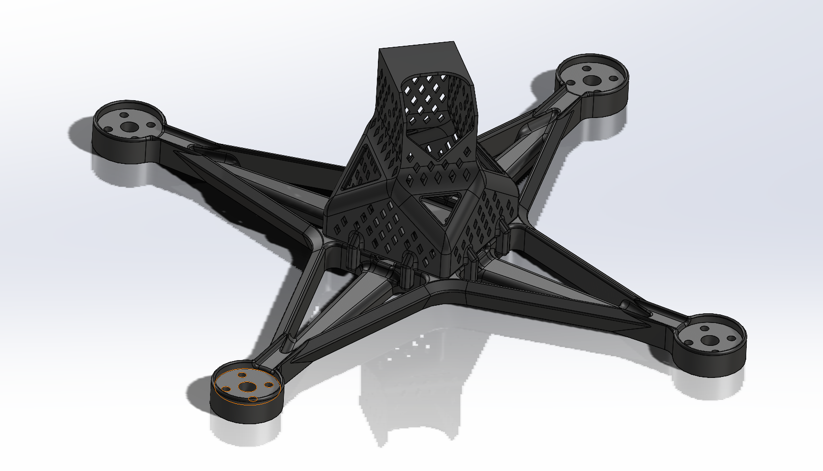 5'' FDM FPV Drone by Ruishen Zhuo | Download free STL model ...