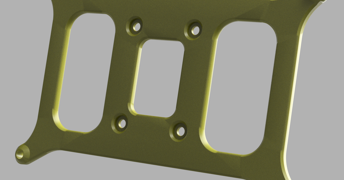 Slim BTT Octopus / Octopus Pro DIN Rail mount for Metal DIN Clip par ...