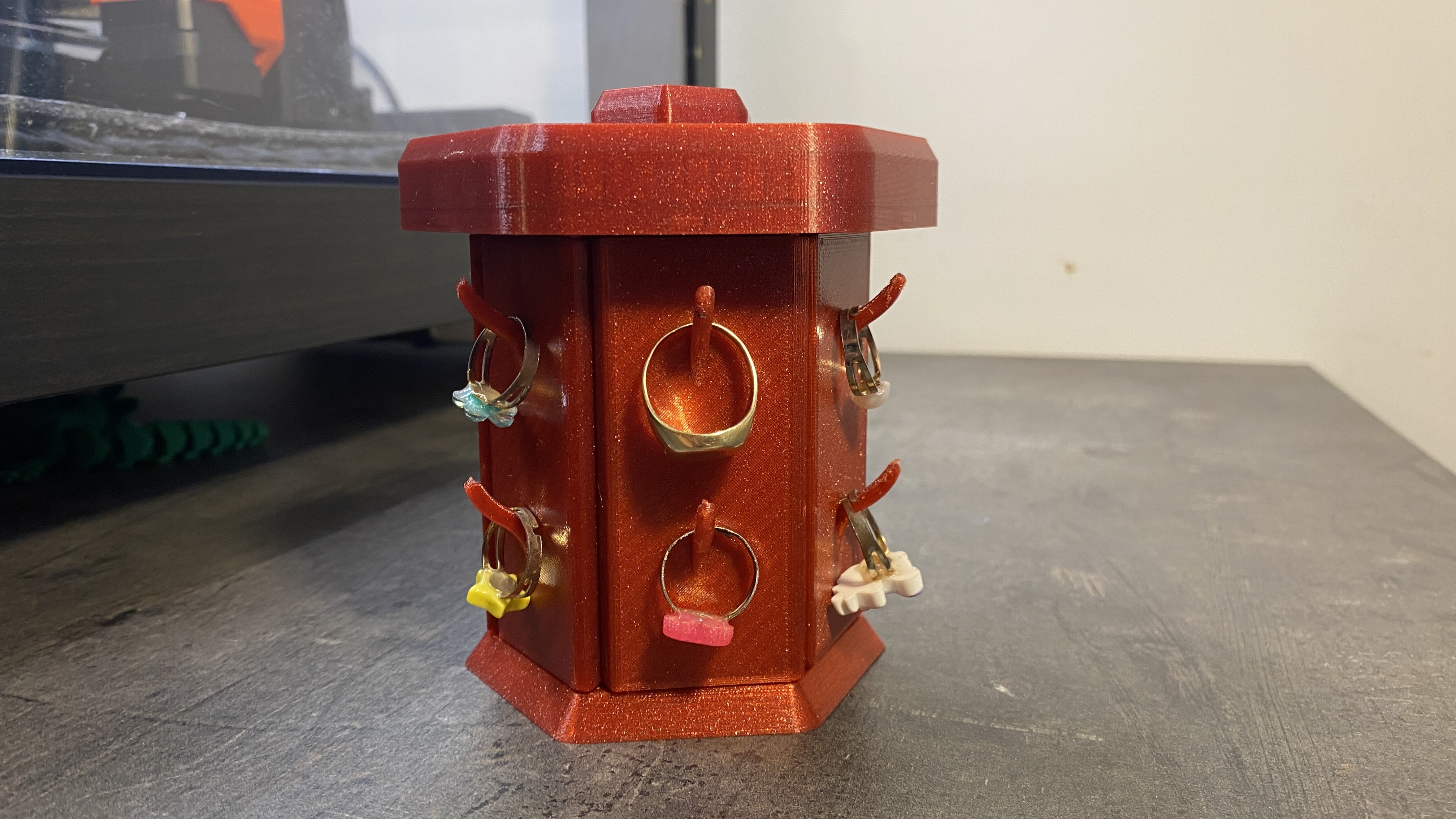 Closable ring stand. by Dušan | Download free STL model | Printables.com