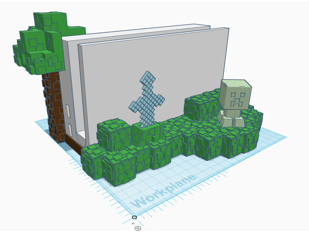Minecraft Switch Dock (Version 3) by Benjamin Story | Download free STL ...