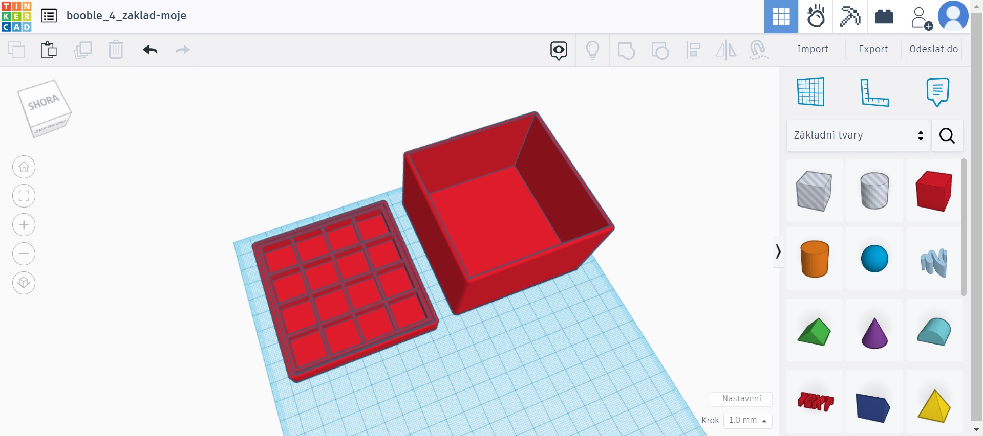 Boggle - stolní hra by ZŠ Dolákova | Download free STL model ...