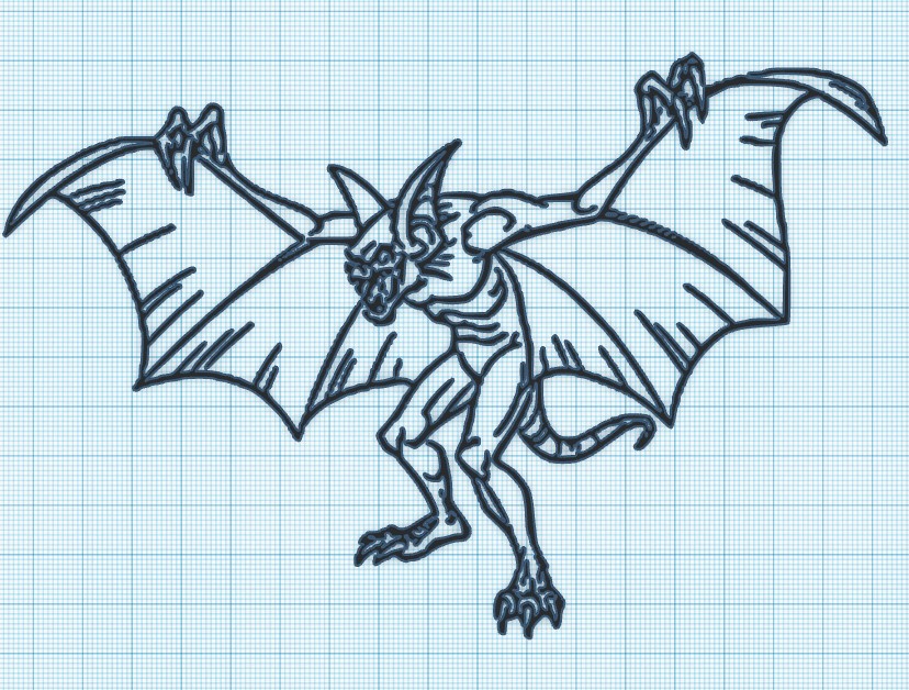 Scooby_Doo - Zombie-Island_Man-Bat-Monster - Wall Art by Ogama ...