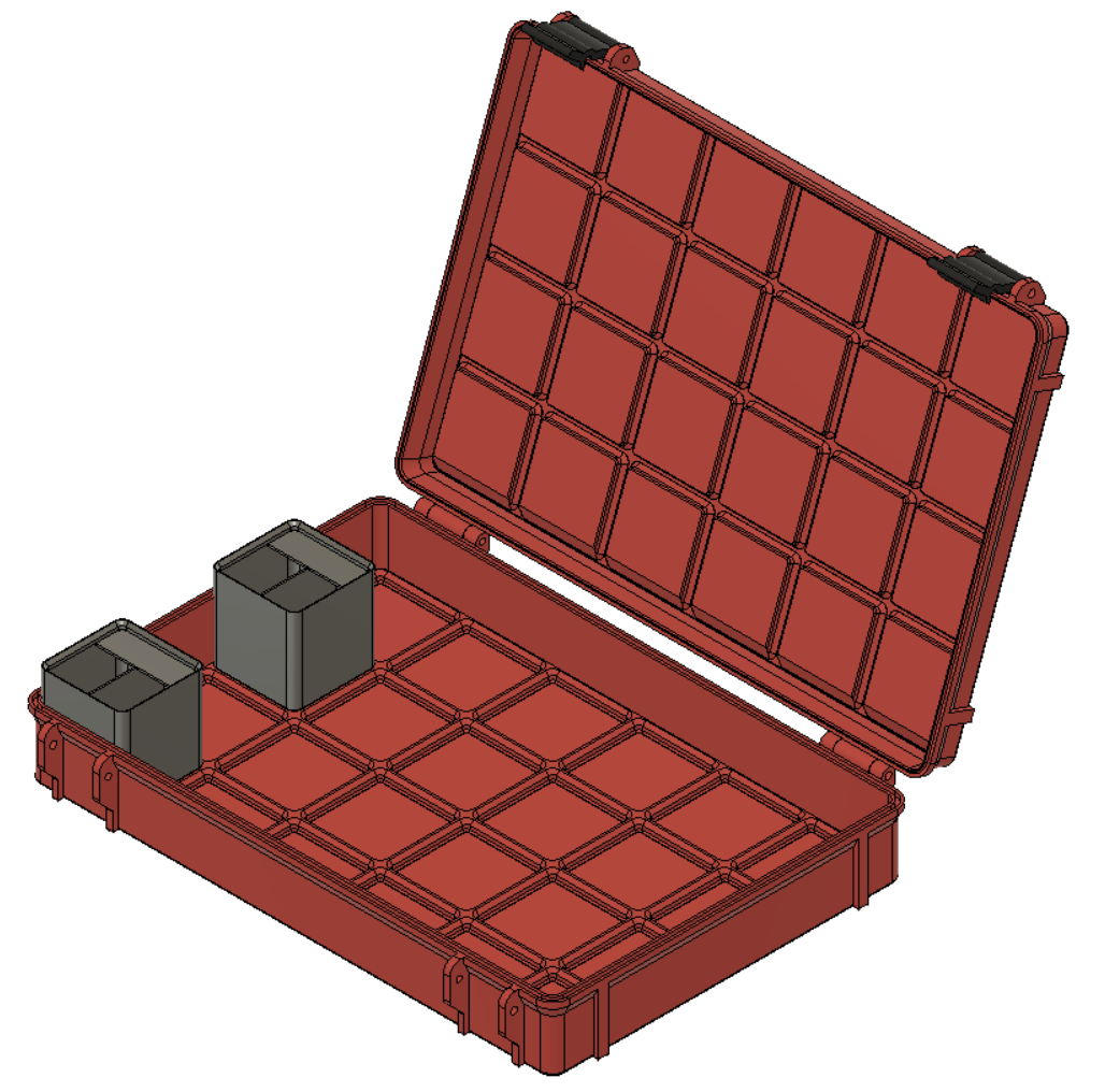 Rugged Gridfinity Box (Parametric) por PeterDesigns | Descargar modelo STL gratuito | Printables.com