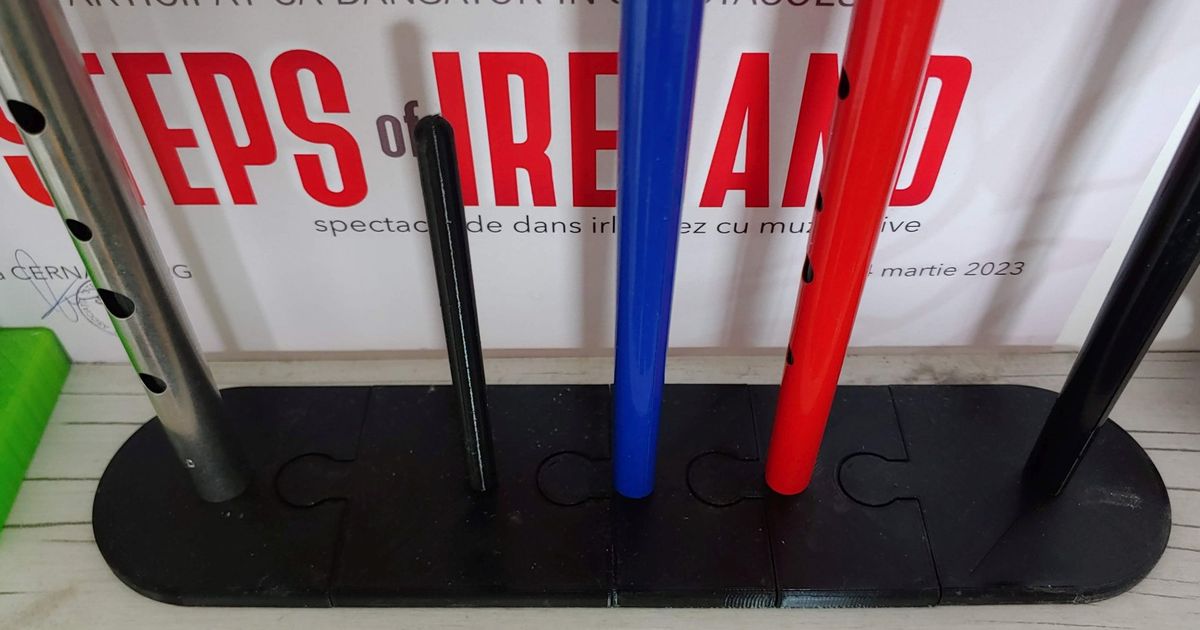Modular tin whistle / recorder stand by Sorin V | Download free STL ...
